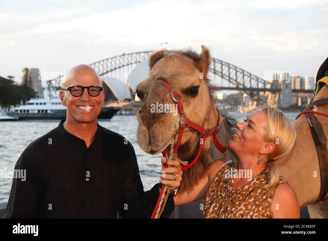 Kym Wilson and husband Sean O'Byrne arrive on the red carpet for the ...