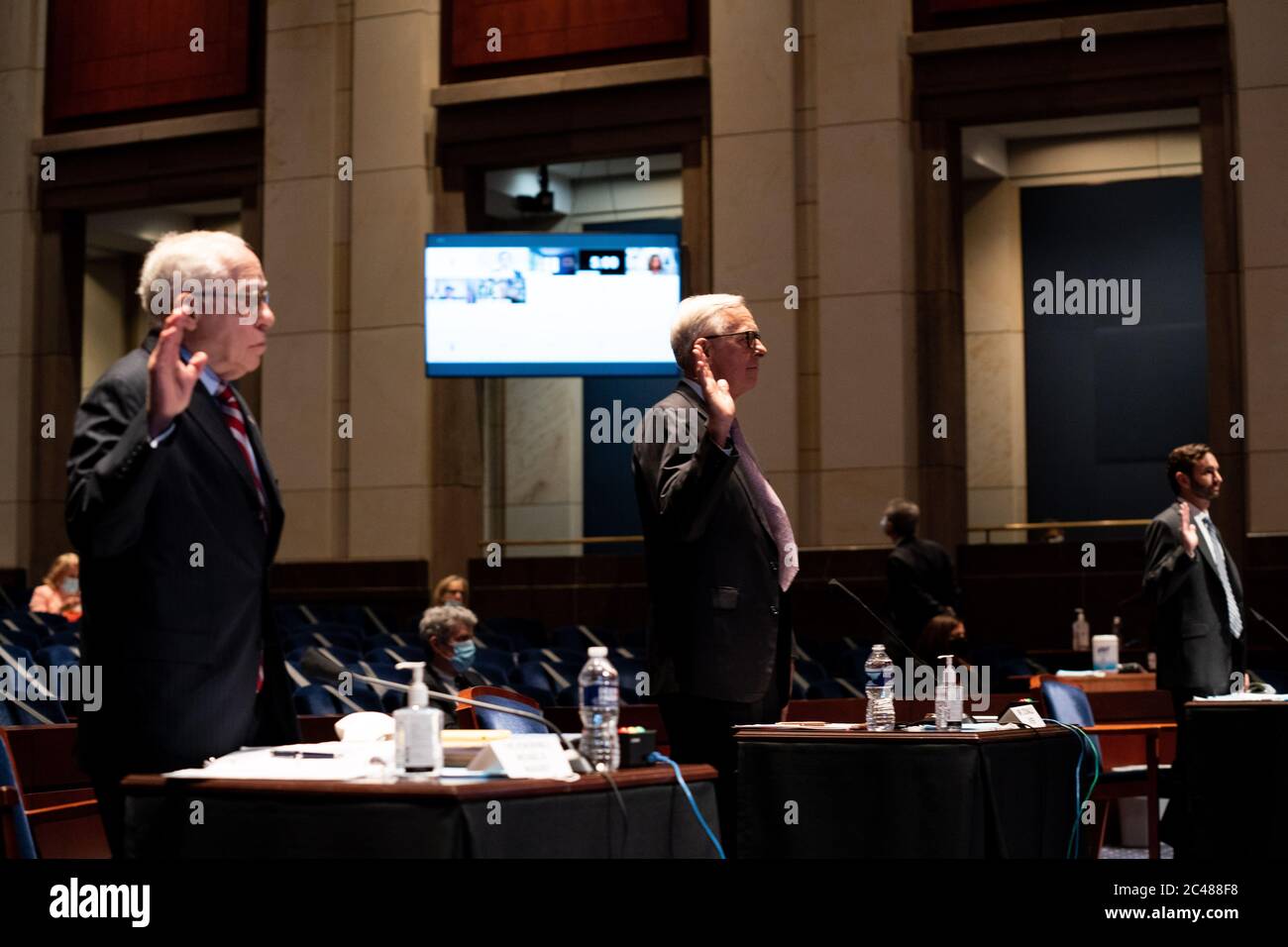 Washington, United States Of America. 24th June, 2020. From left to ...