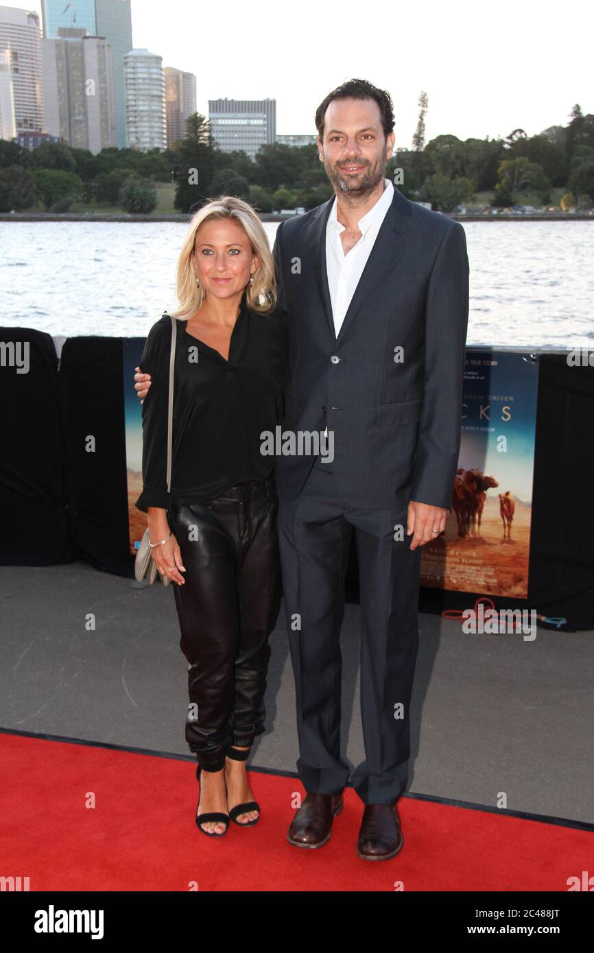 Tracks Producer Emile Sherman and wife Caroline Sherman arrive on the ...