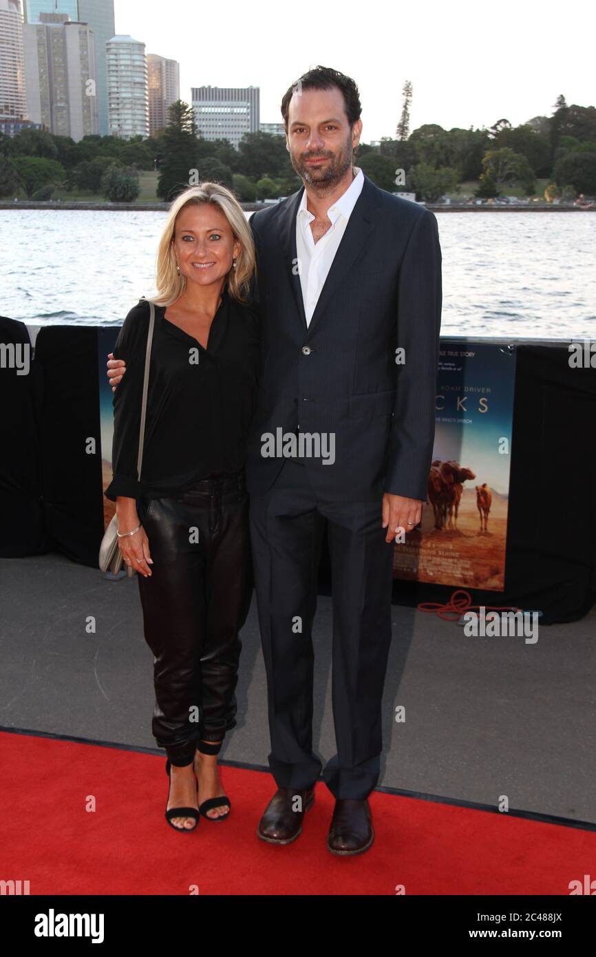 Tracks Producer Emile Sherman and wife Caroline Sherman arrive on the ...