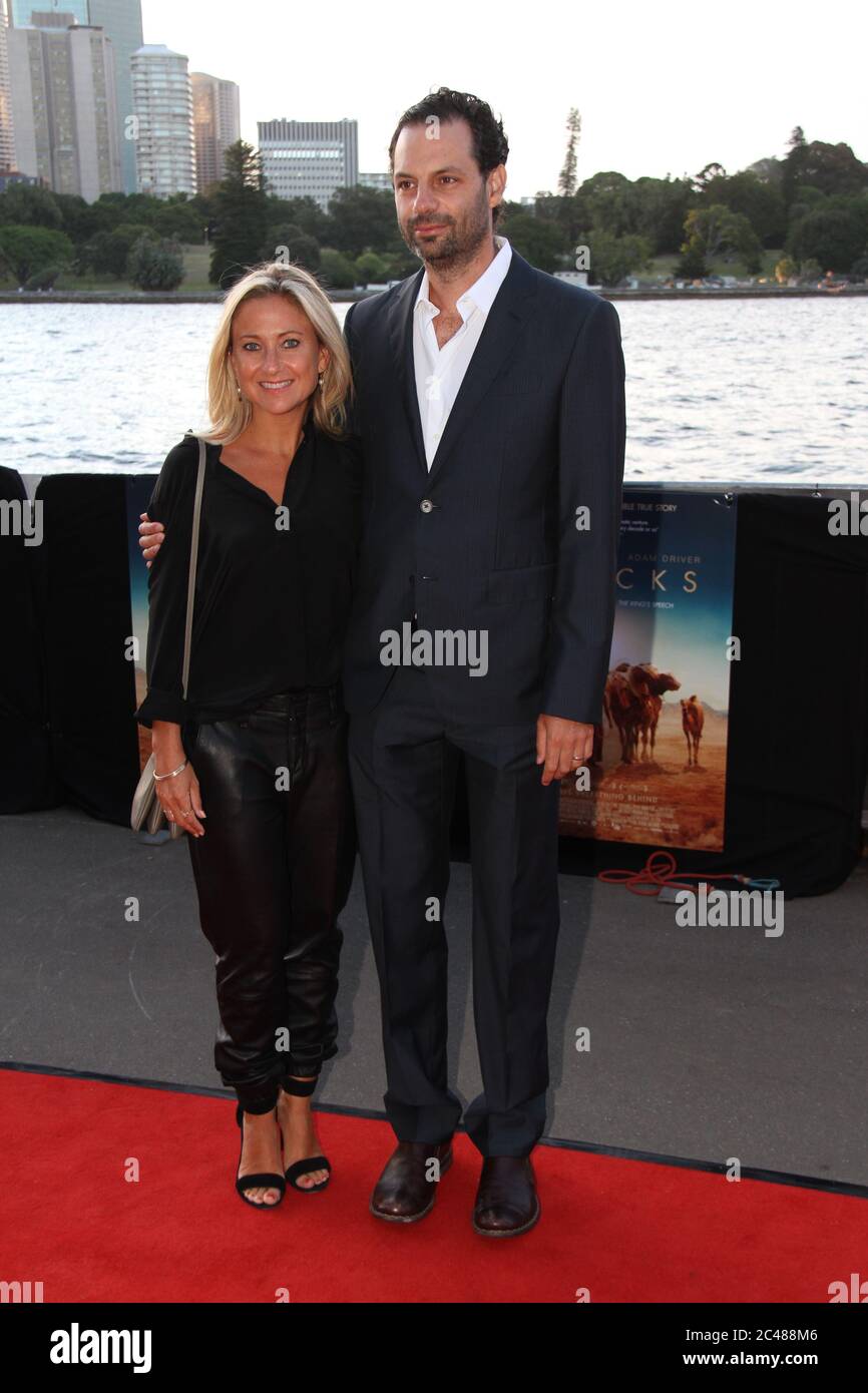 Tracks Producer Emile Sherman and wife Caroline Sherman arrive on the ...