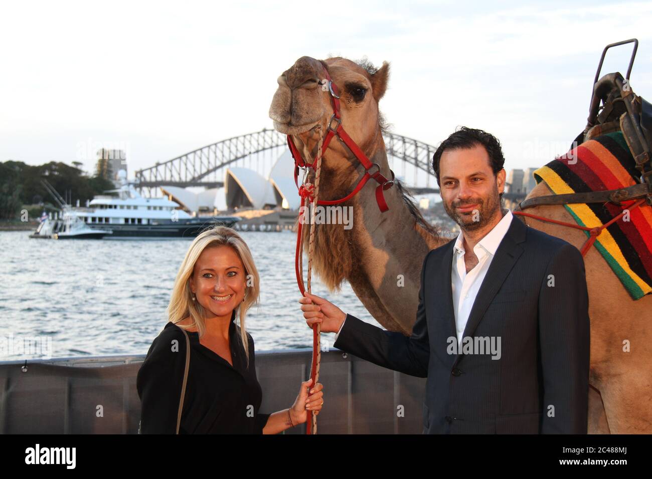 Tracks Producer Emile Sherman and wife Caroline Sherman pictured with ...