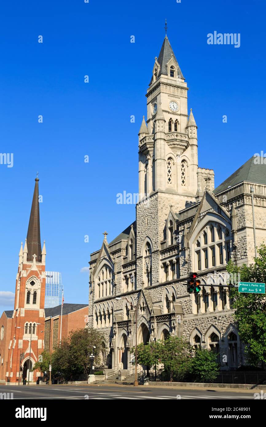 Customs House on Broadway Street,Nashville,Tennessee,USA Stock Photo ...