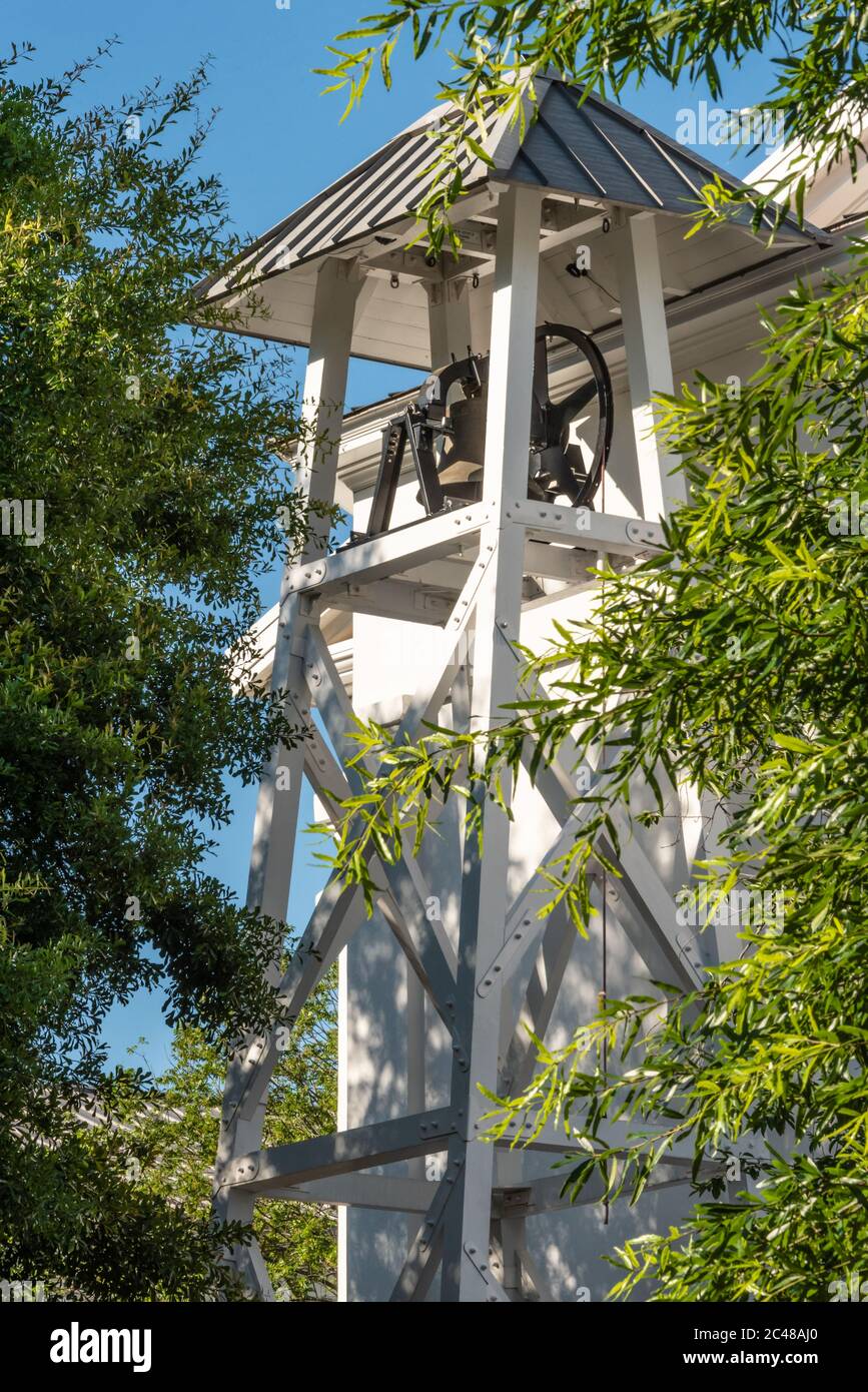 Chapel Bell Tower (rung after winning football games) at the University ...