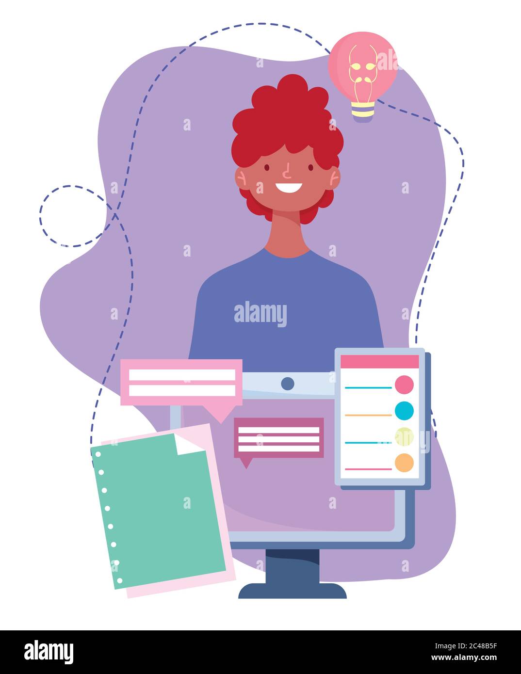 online training, student boy computer homework website, courses ...