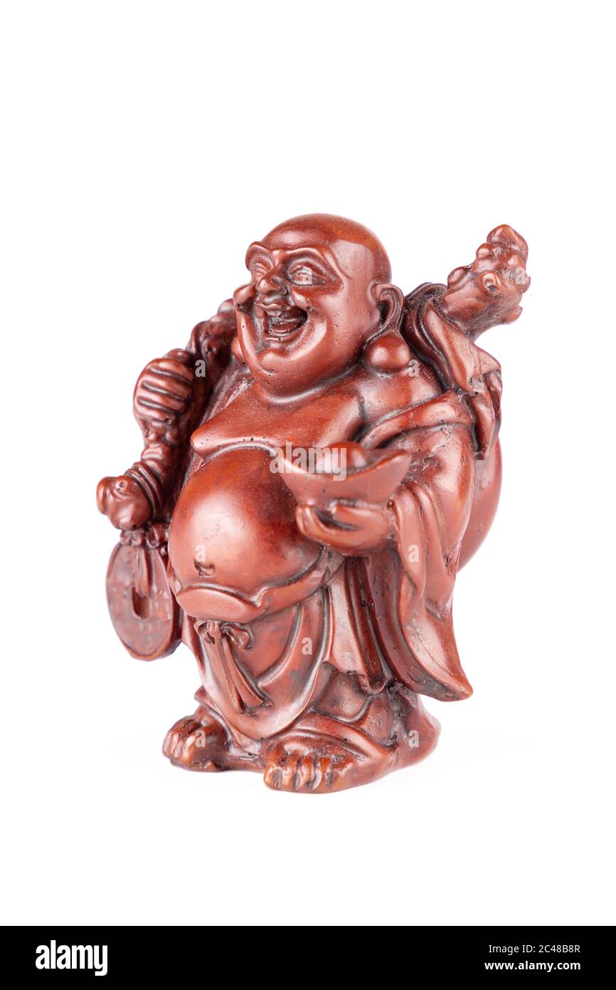 Feng Shui Budai Buddha Statuette, Pu-Tai or Happy Laughing Hotei for ...
