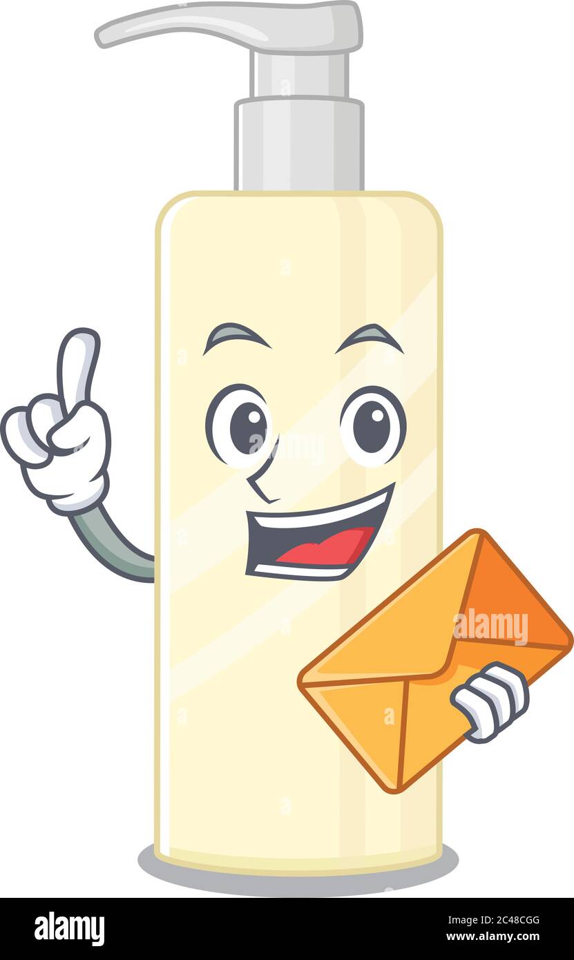 A picture of cheerful hair mask caricature design concept having an ...