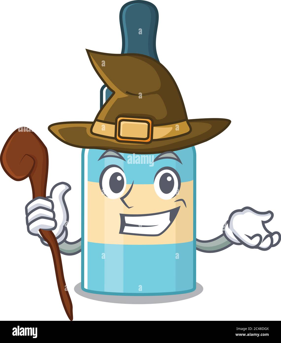 sneaky witch hair oil cartoon character design Stock Vector Image & Art ...