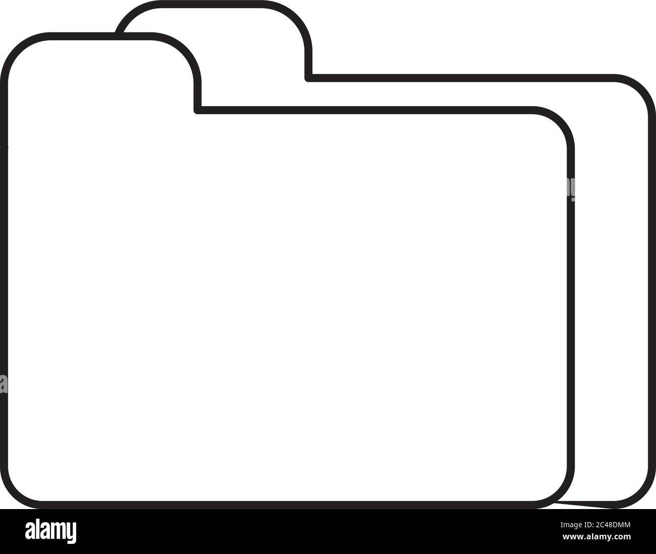 File line style icon design, Document data archive storage organize business office and ...