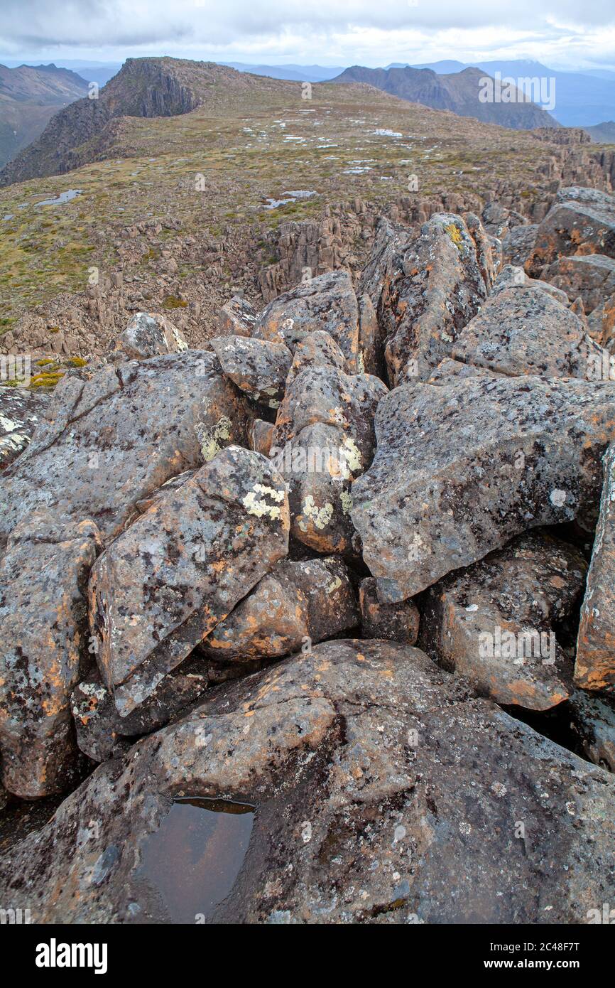 Mt Field West Stock Photo - Alamy
