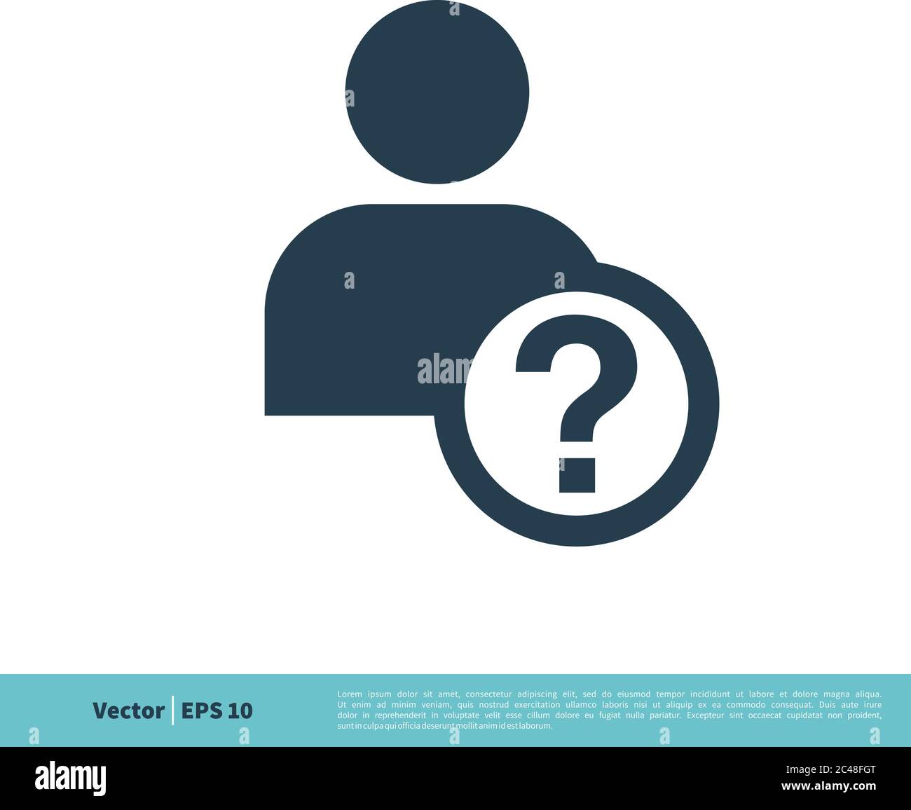 Human Figure, Profile Help Sign Icon Vector Logo Template Illustration ...