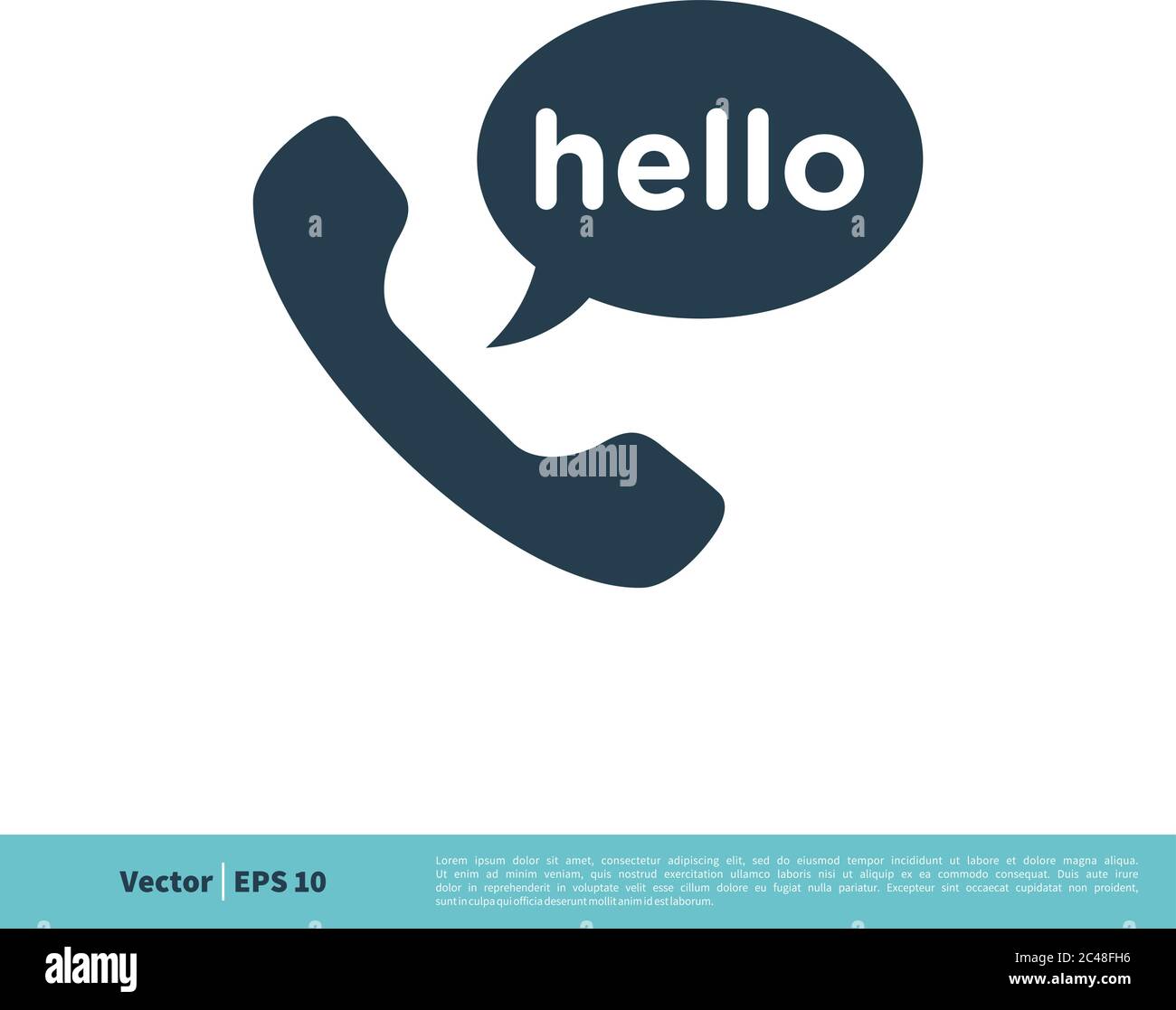 Phone Icon Vector Logo Template Illustration Design. Vector EPS 10 ...