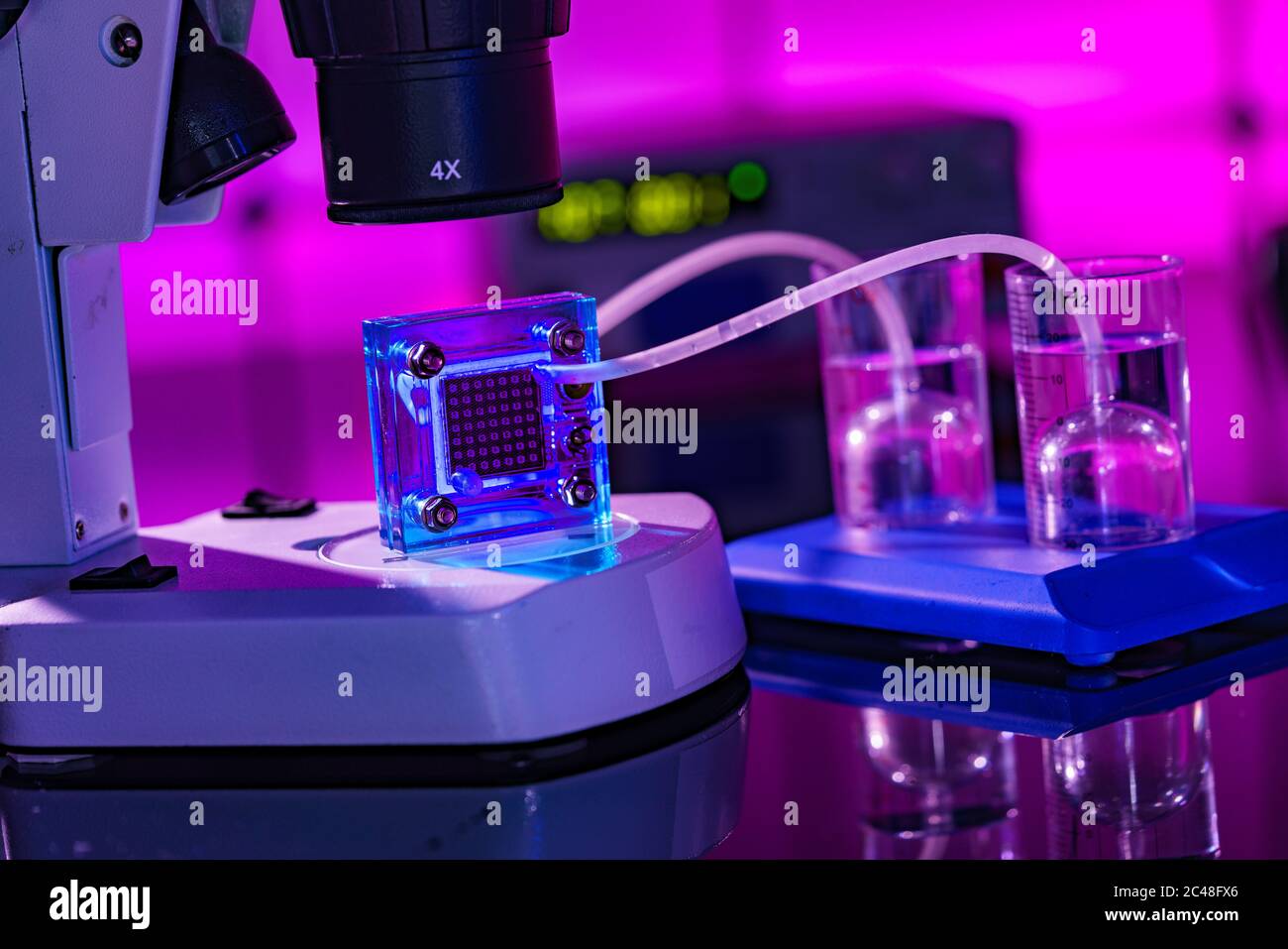 Hydrogen fuel cell in a research laboratory Stock Photo - Alamy