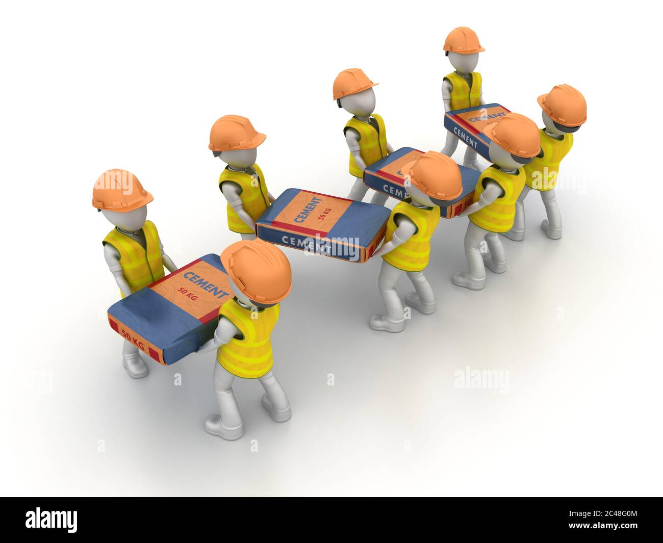 Sand workers Cut Out Stock Images & Pictures - Alamy