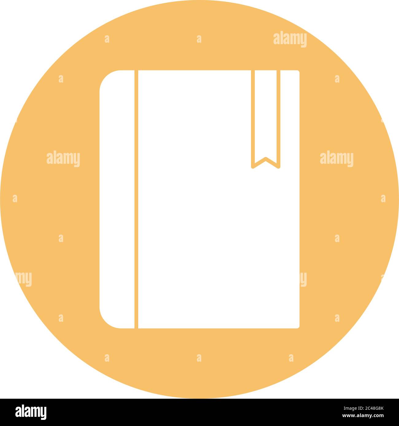book block style icon design, Education literature and read theme ...