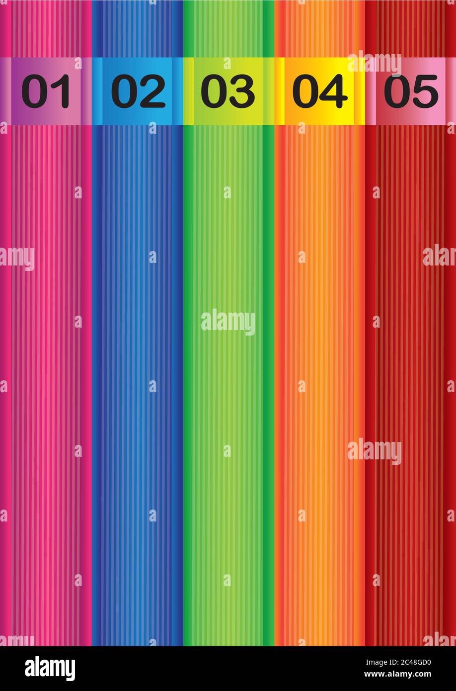 Layout label design with numbers Stock Vector Image & Art - Alamy