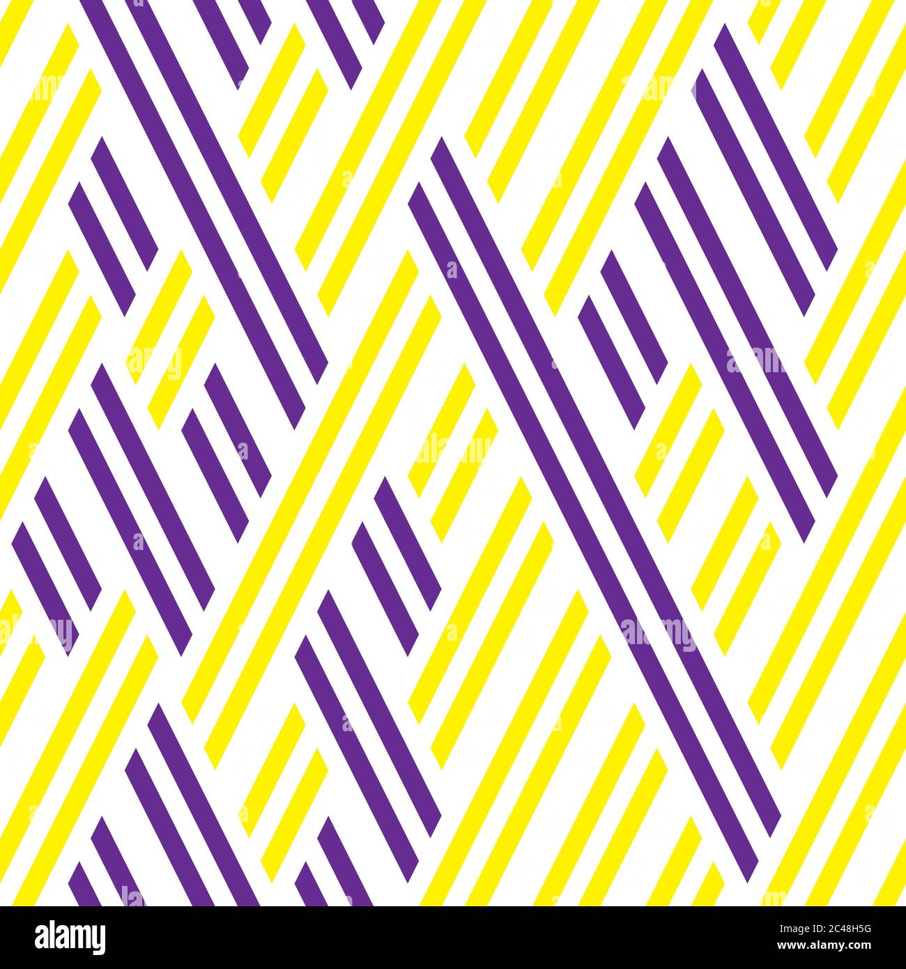 Geometric pattern with yellow and violet lines Stock Vector Image & Art ...