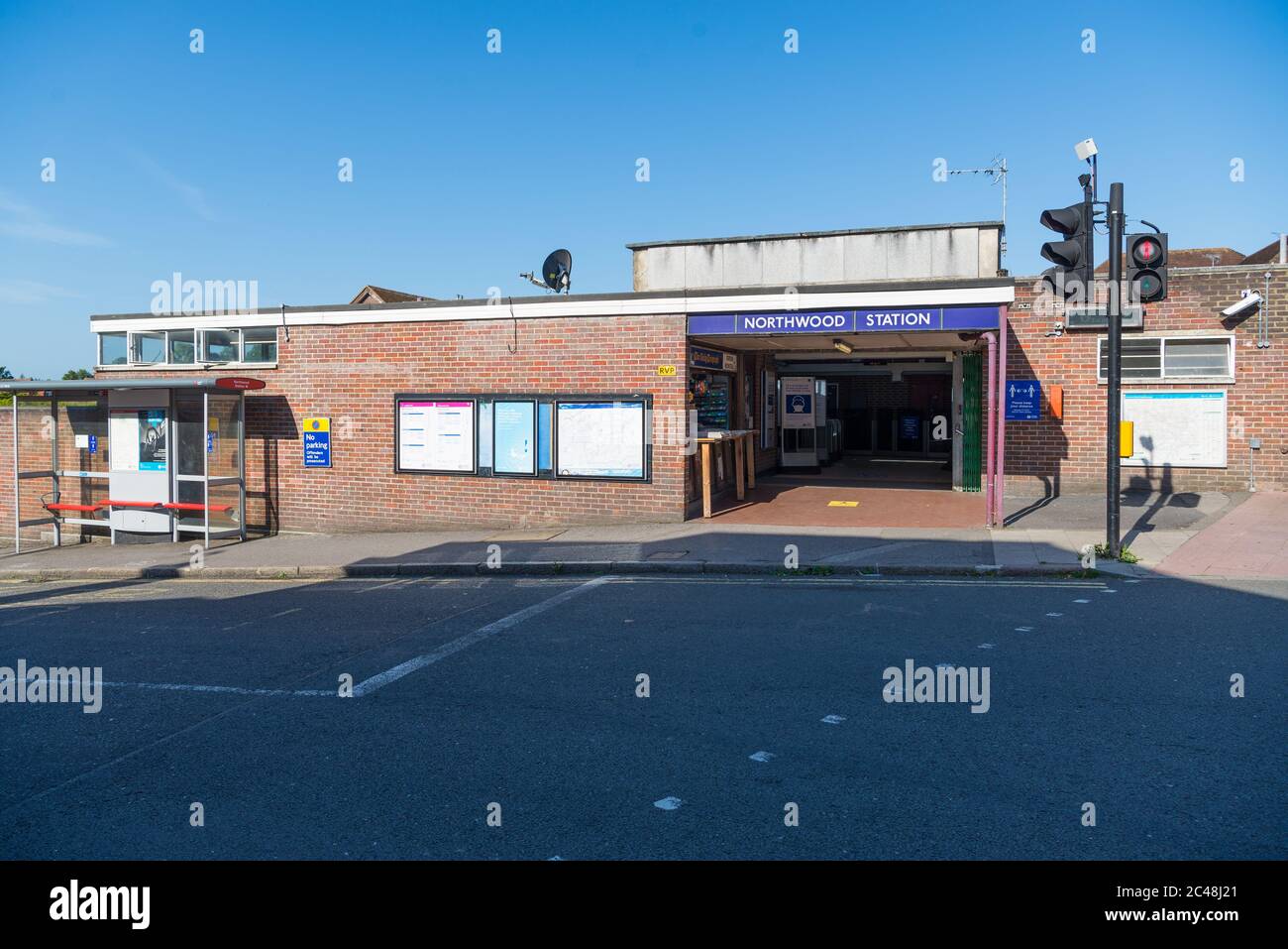 Northwood Metropolitan Line underground station, Green Lane, Northwood ...