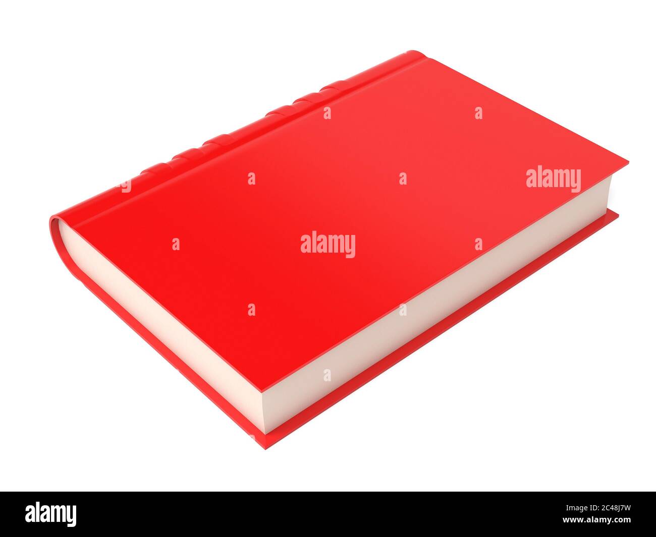 Red book. 3d rendering illustration isolated Stock Photo - Alamy