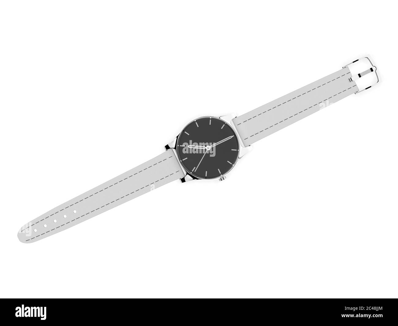 Watch steel bracelet Black and White Stock Photos & Images - Alamy
