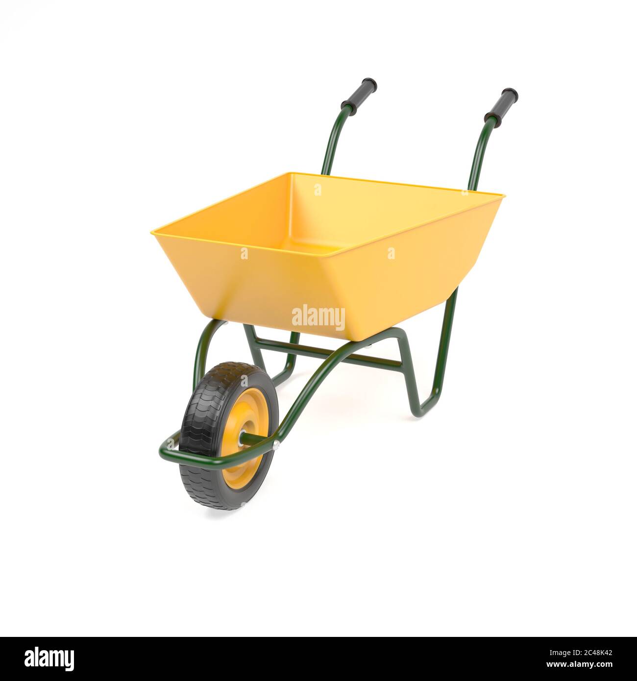 Yellow wheelbarrow hi-res stock photography and images - Alamy