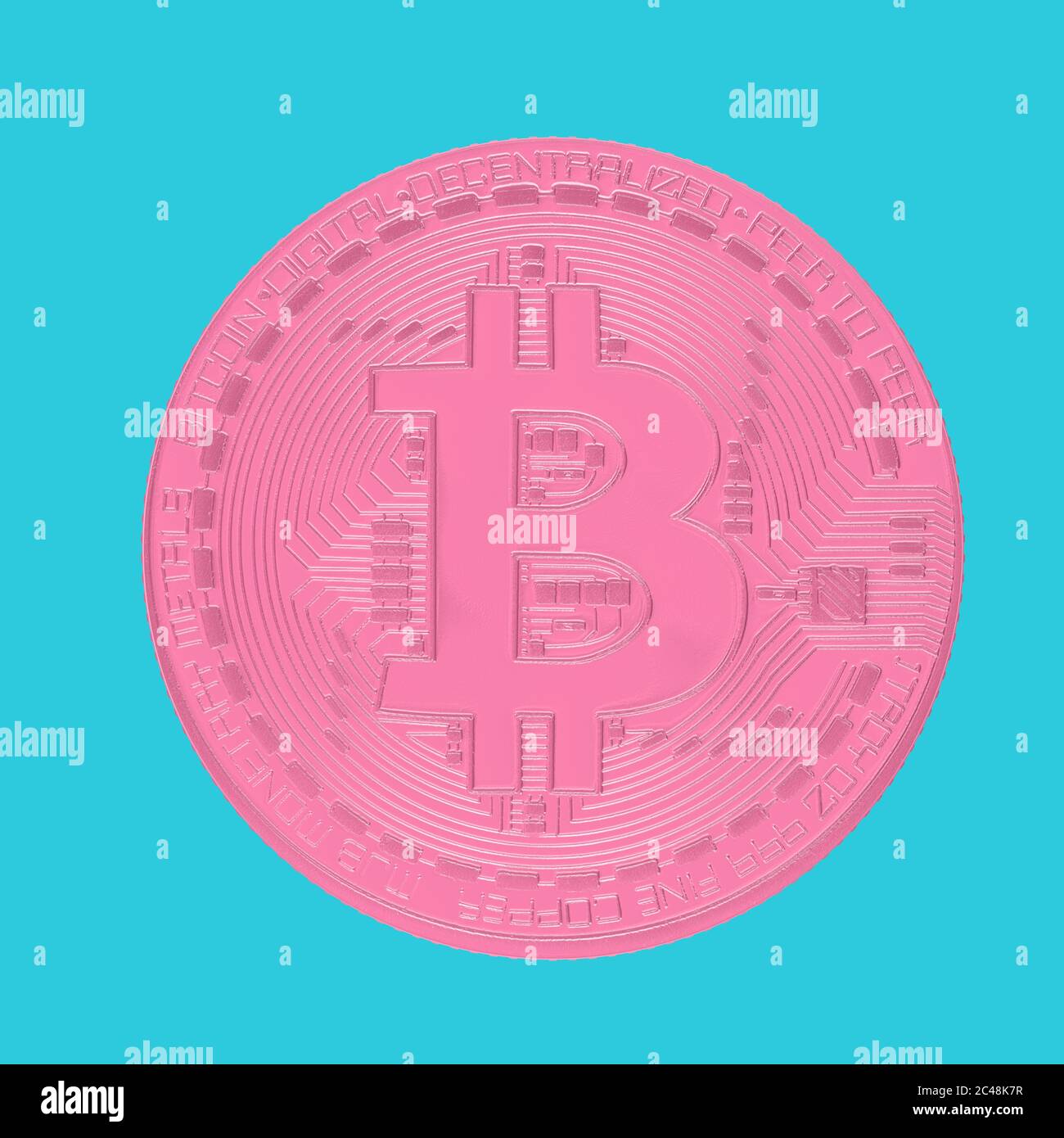 Pink cryptocurrency hi-res stock photography and images - Alamy