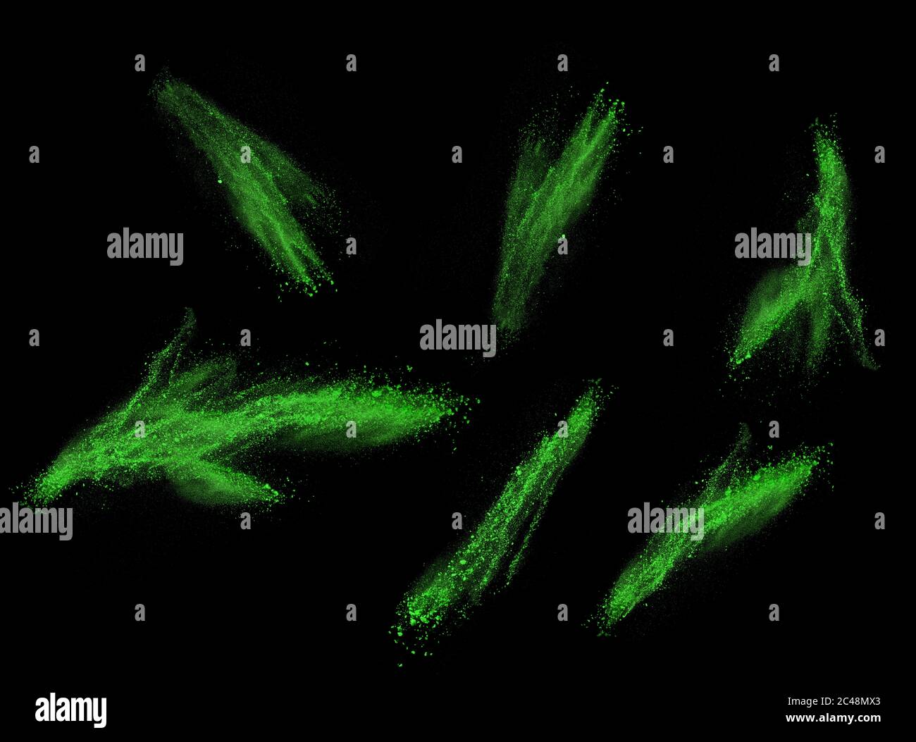 colorful powder splash on black background Stock Photo - Alamy