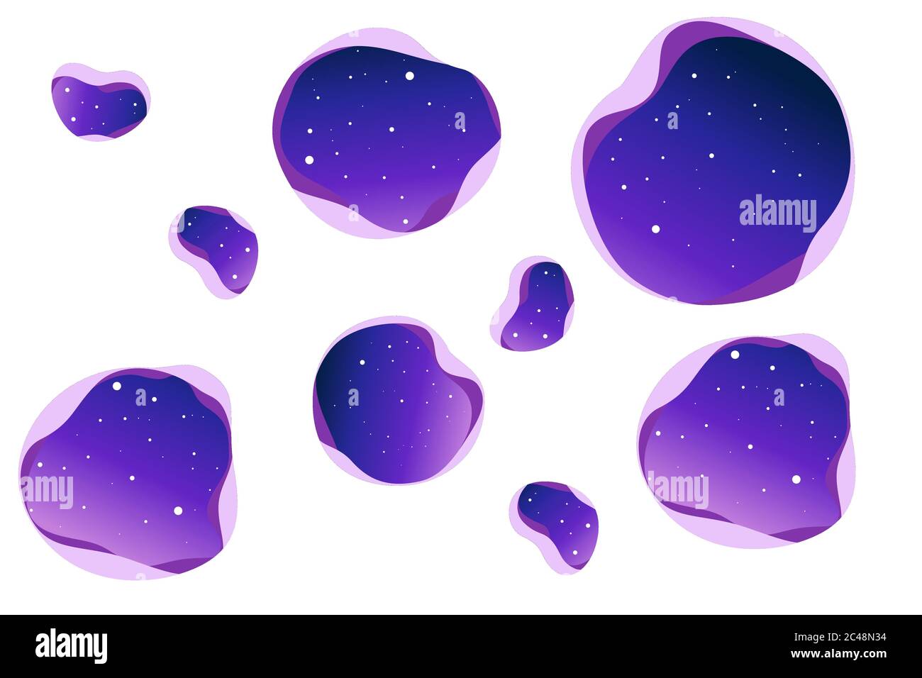 Creative open space with borders space holes on white background flat ...