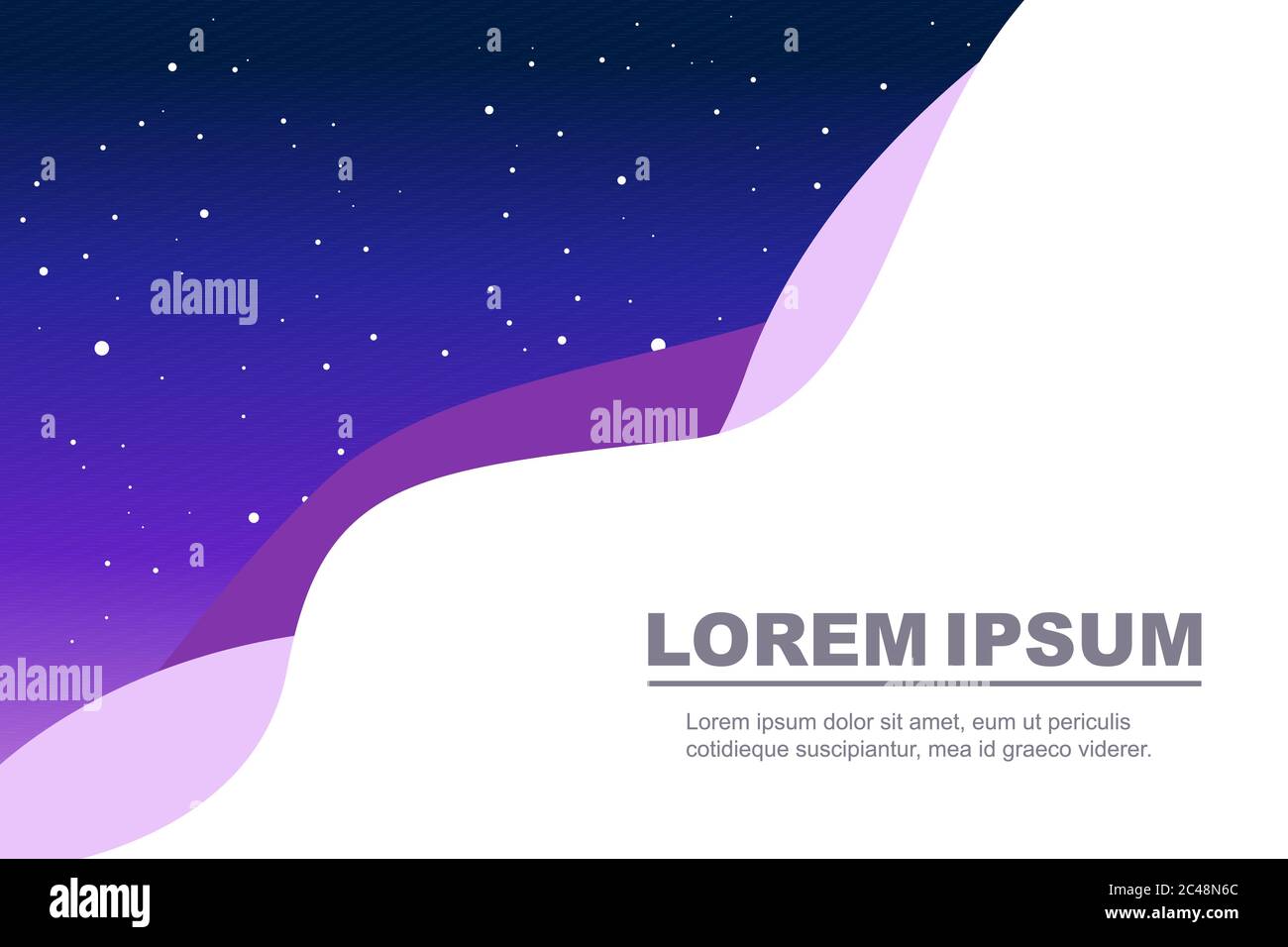 Advertising flyer design with text on white background and open space ...