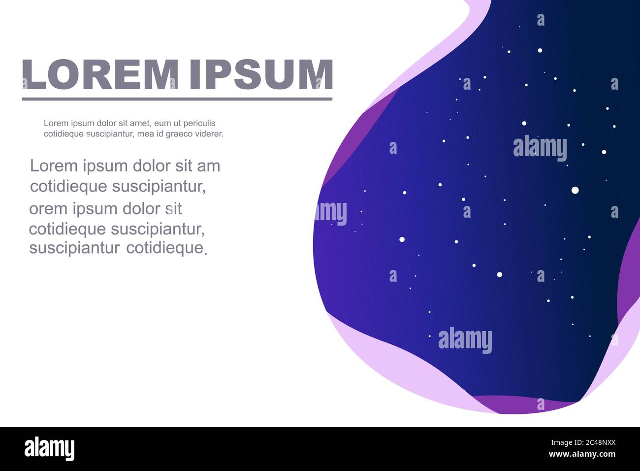 Advertising flyer design with text on white background and open space ...