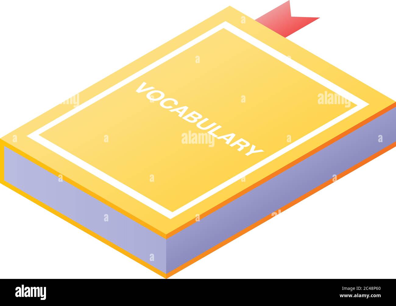 Vocabulary book icon, isometric style Stock Vector Image & Art - Alamy