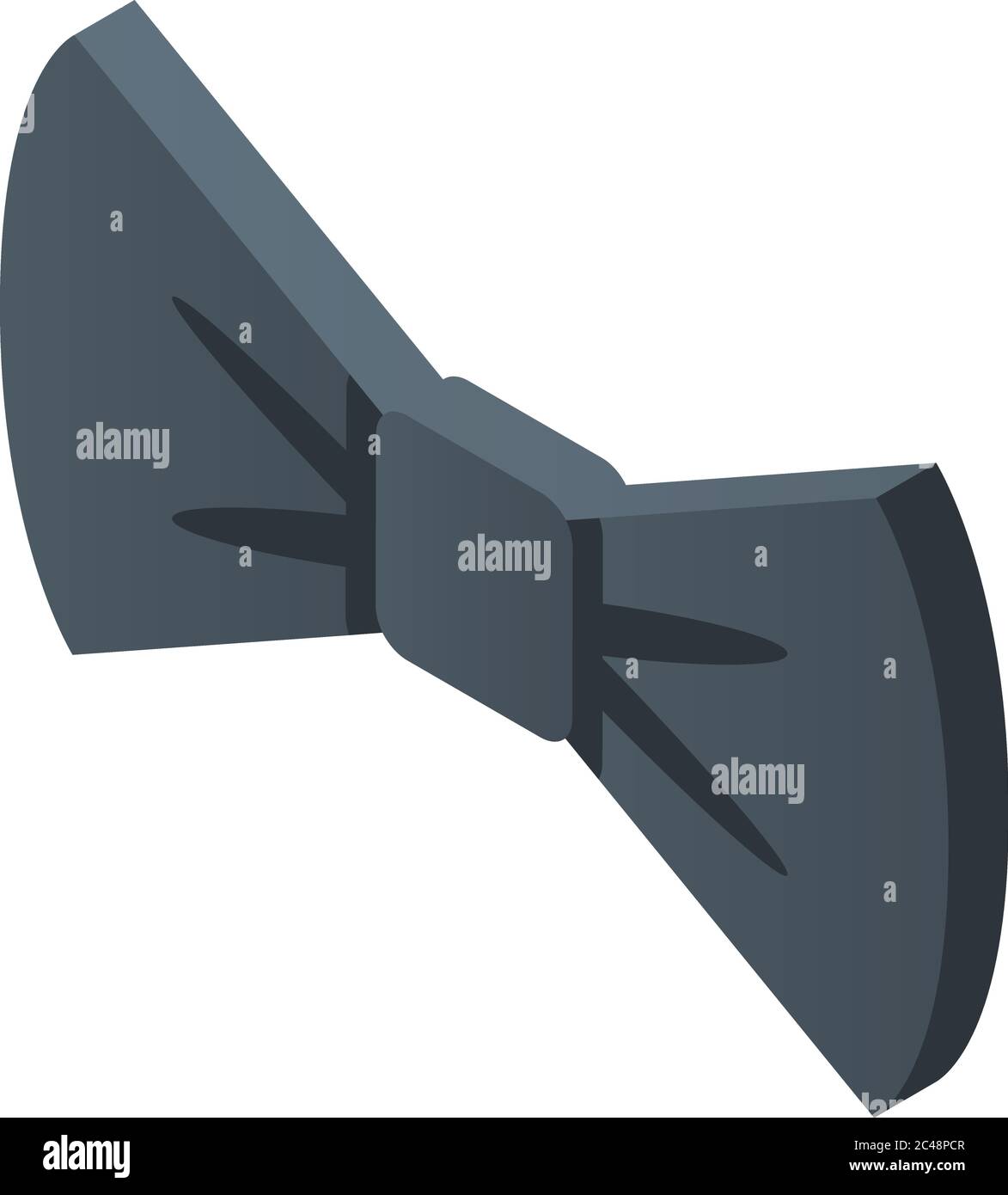 Butler bow tie icon, isometric style Stock Vector Image & Art - Alamy
