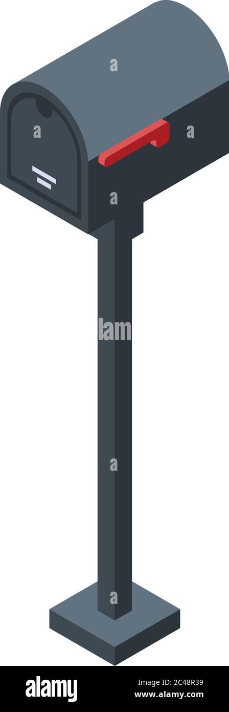 House mail box icon, isometric style Stock Vector Image & Art - Alamy