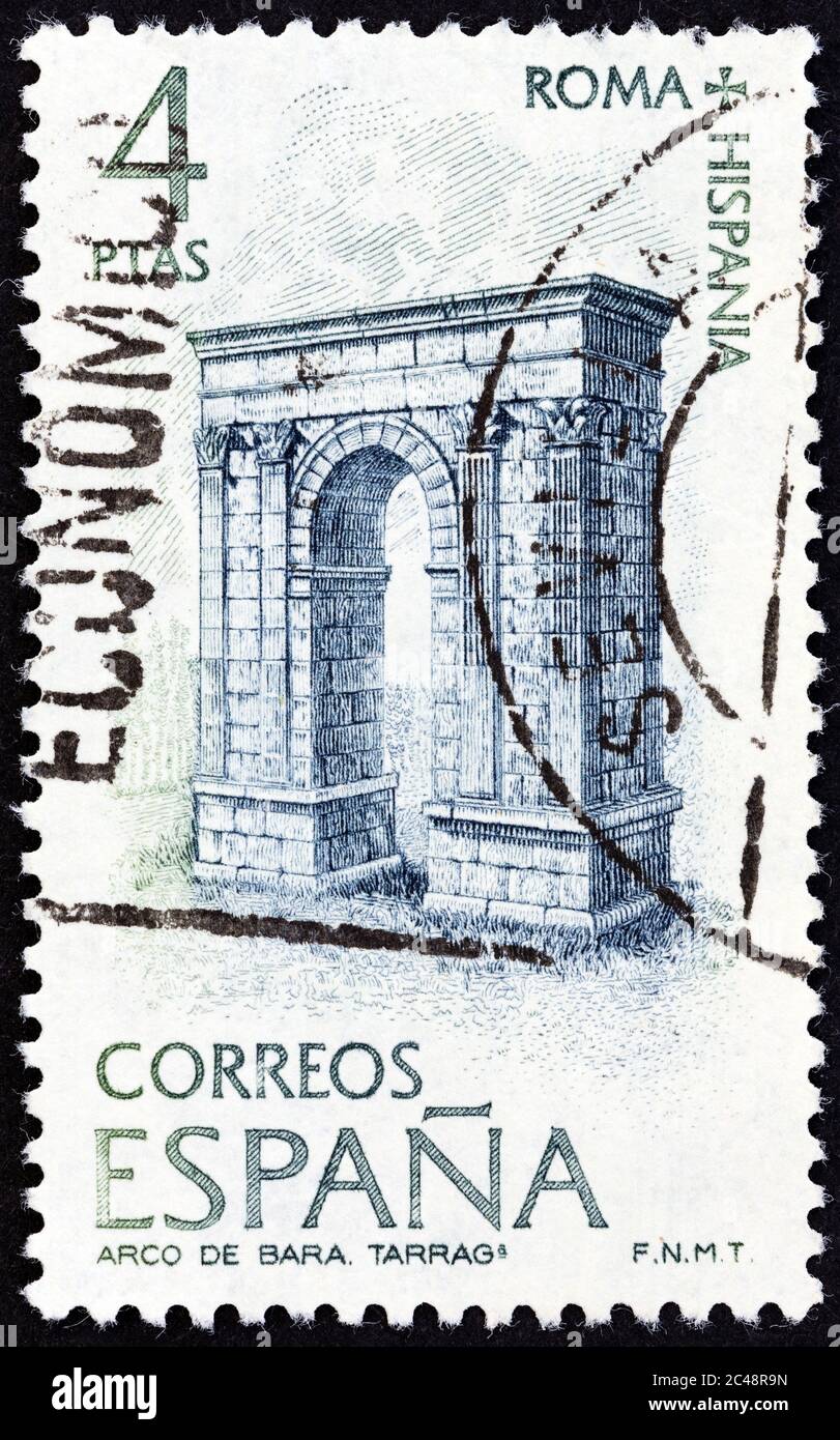 SPAIN - CIRCA 1974: A stamp printed in Spain from the "Cultural ...