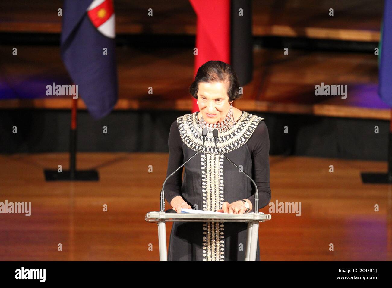 Her Excellency Professor Marie Bashir, Governor of NSW speaking before ...