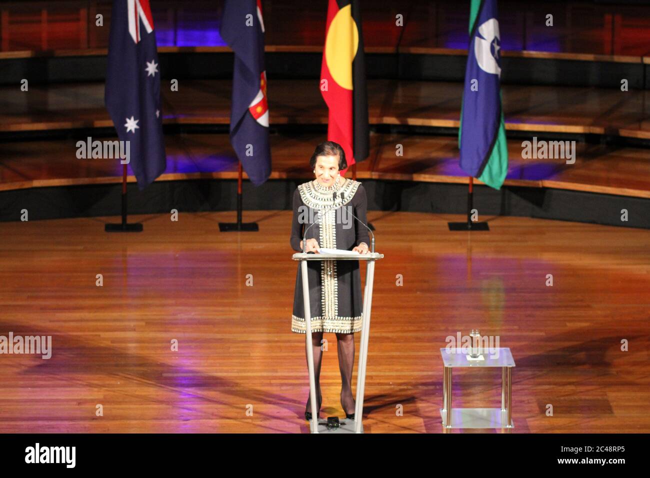 Her Excellency Professor Marie Bashir, Governor of NSW speaking before ...