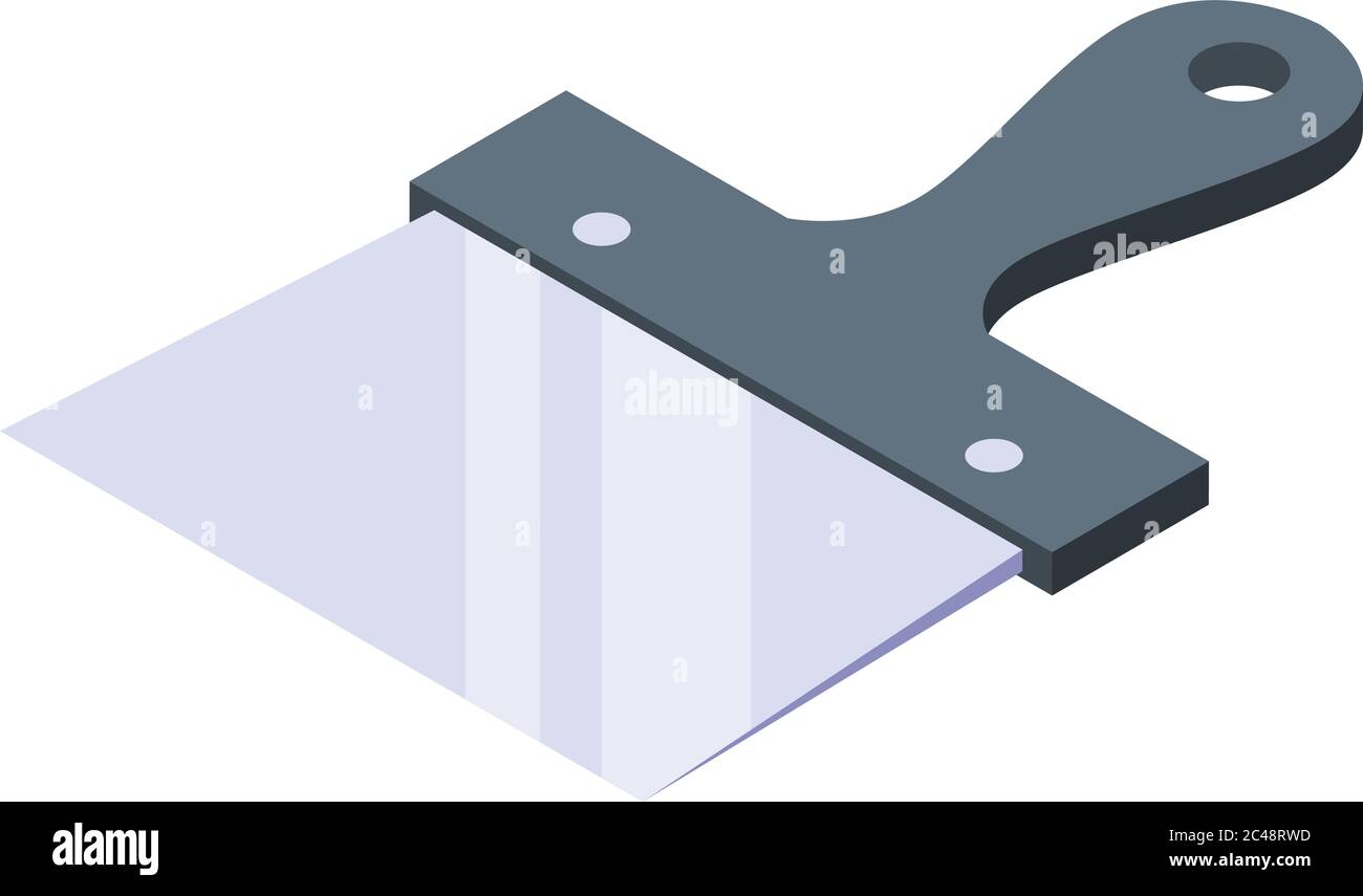 Hand spatula icon isometric hi-res stock photography and images - Alamy
