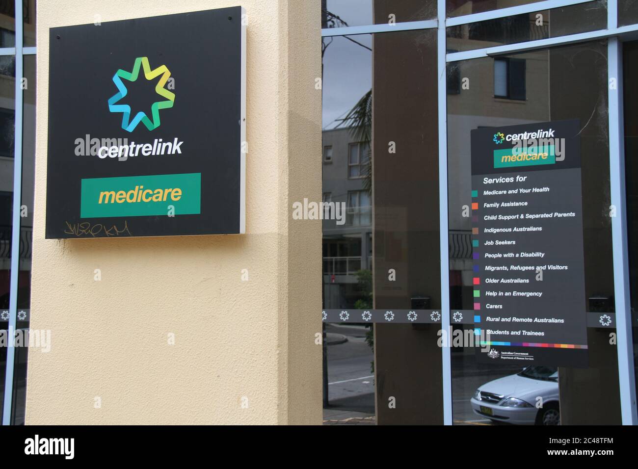 Leichhardt Centrelink office in Sydney’s inner-west Stock Photo - Alamy