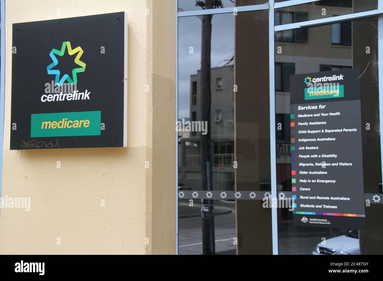 Leichhardt Centrelink office in Sydney’s inner-west Stock Photo - Alamy