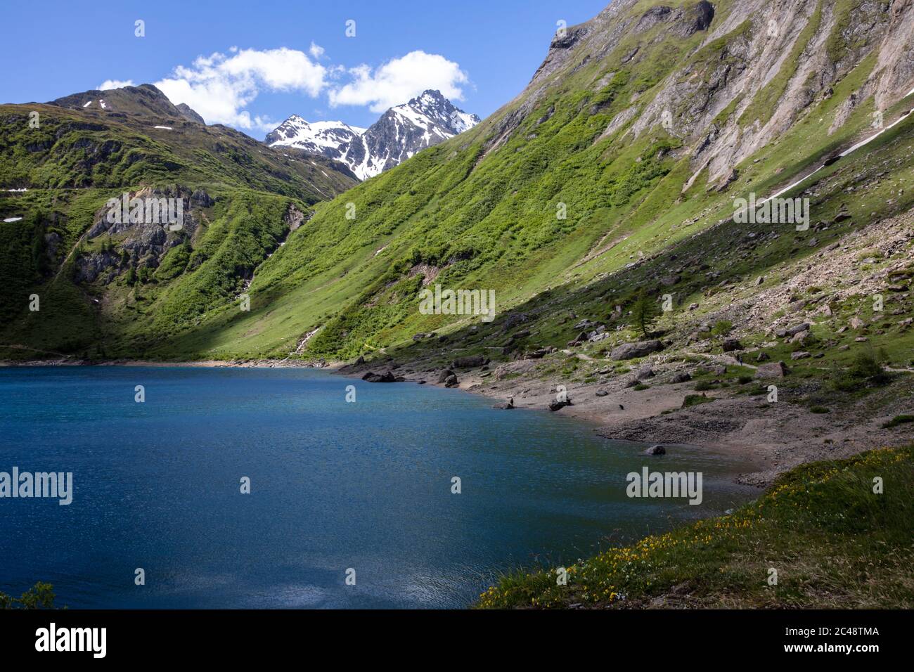 The landscape and Morasco Lake, Morasco Lake, Formazza Valley, Ossola ...