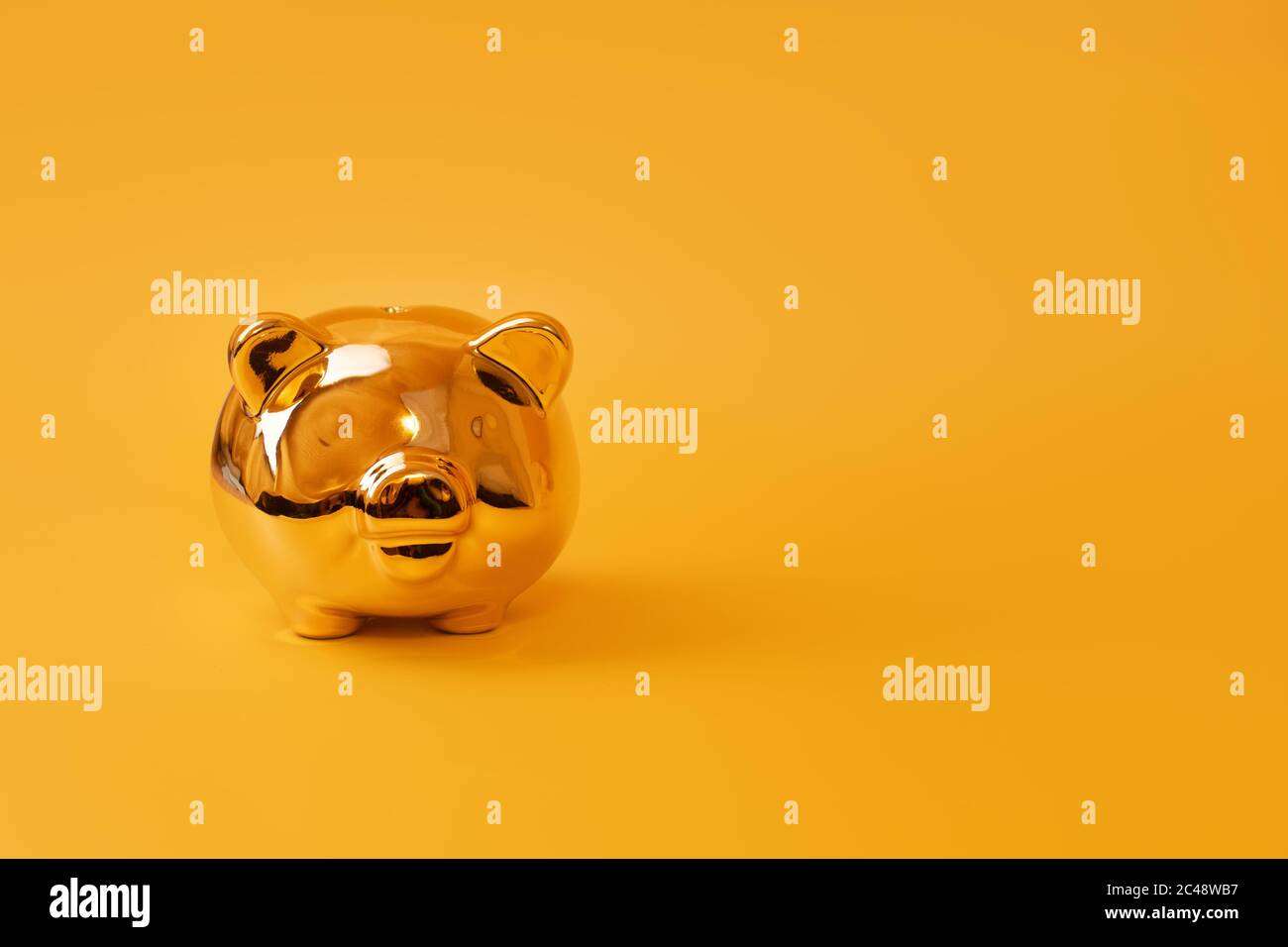 Golden money box hi-res stock photography and images - Alamy