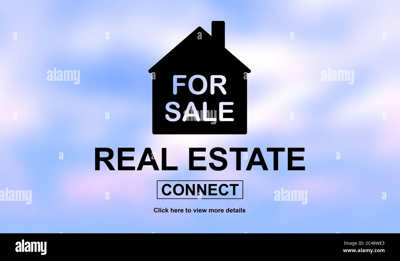 Illustration of a real estate concept Stock Photo - Alamy
