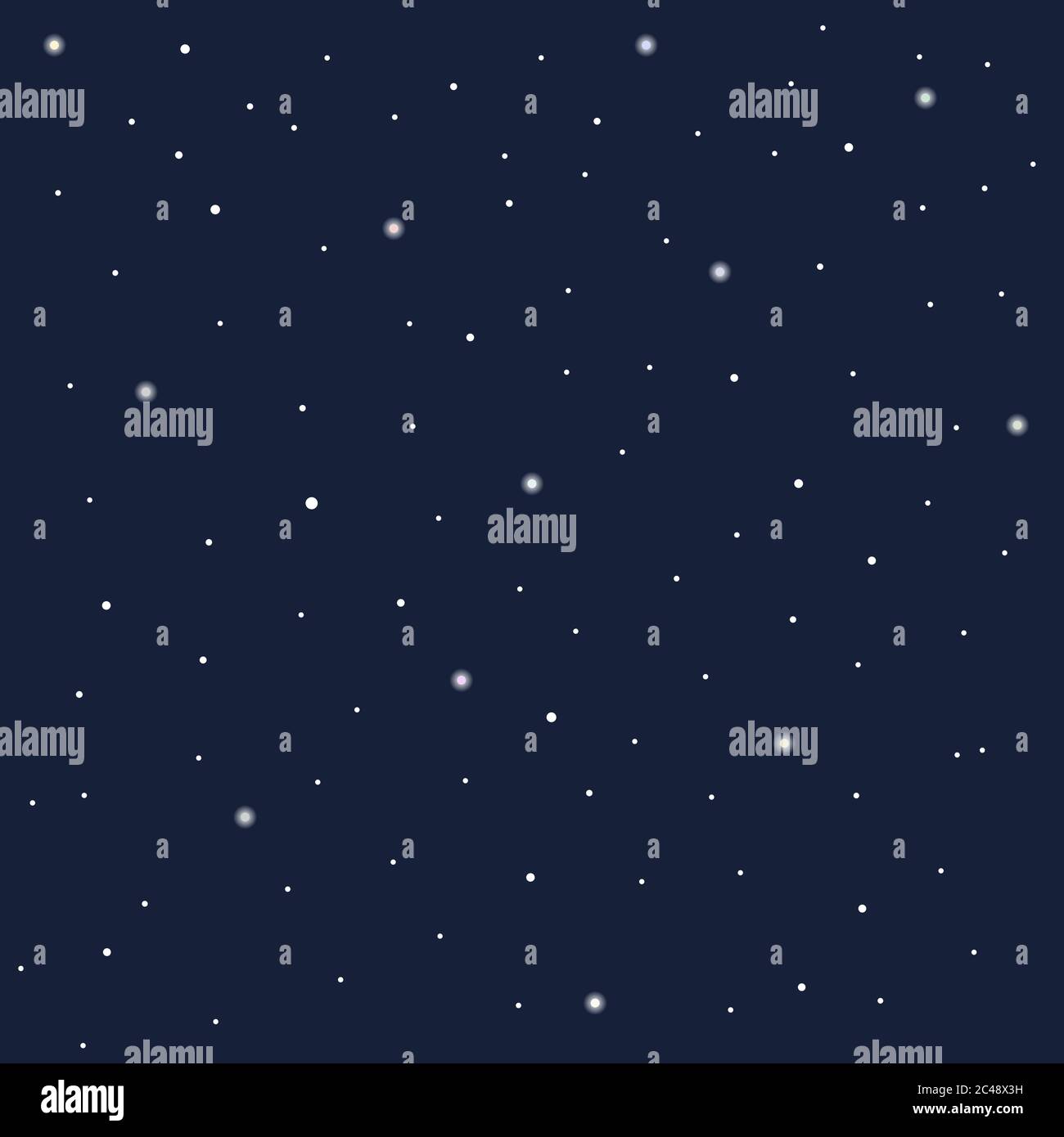 Night starry sky, falling snow, dark blue color vector Stock Vector ...