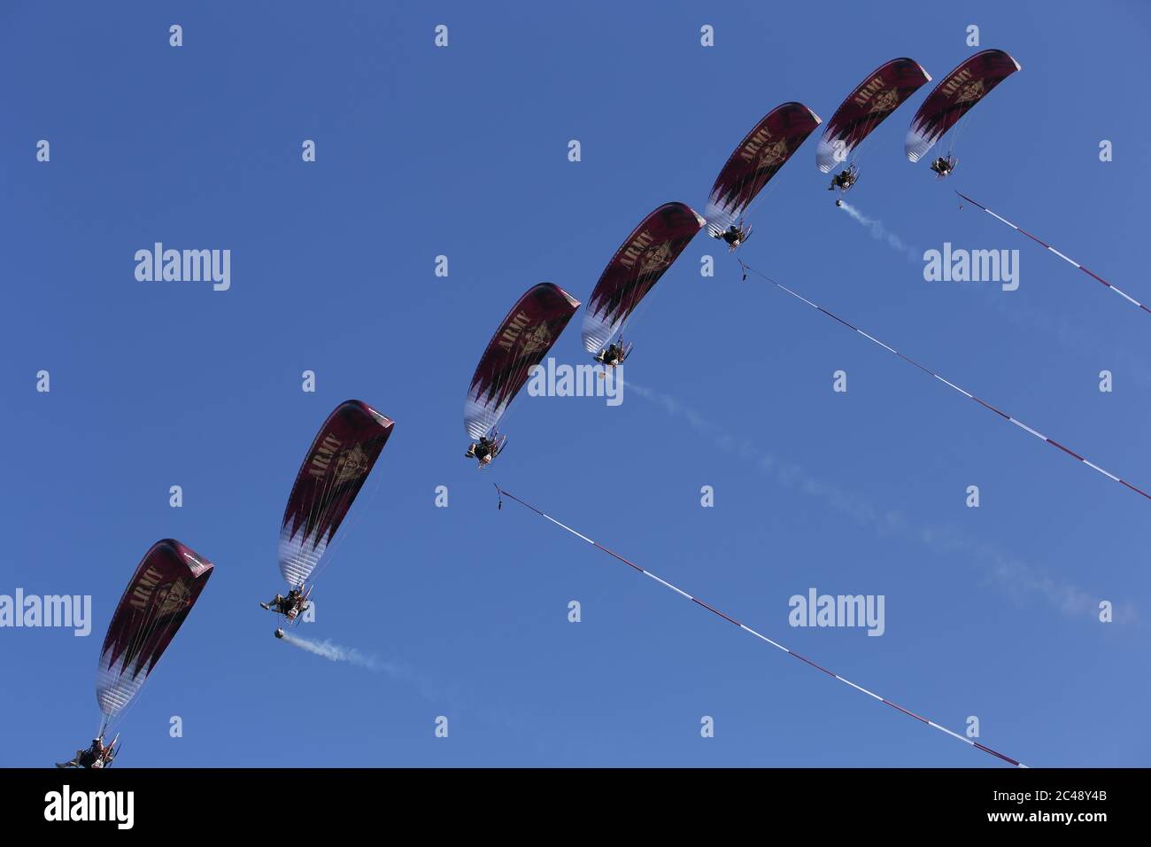 Doha, Qatar Cornish, Skyline with Boat Stock Photo - Alamy