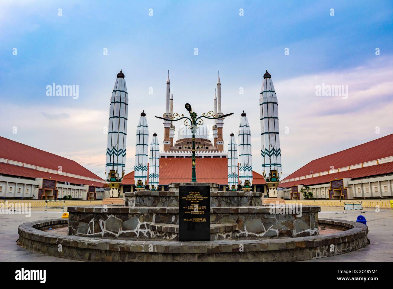 Semarang, Indonesia - CIRCA Nov 2019: The exterior of Great Mosque of ...