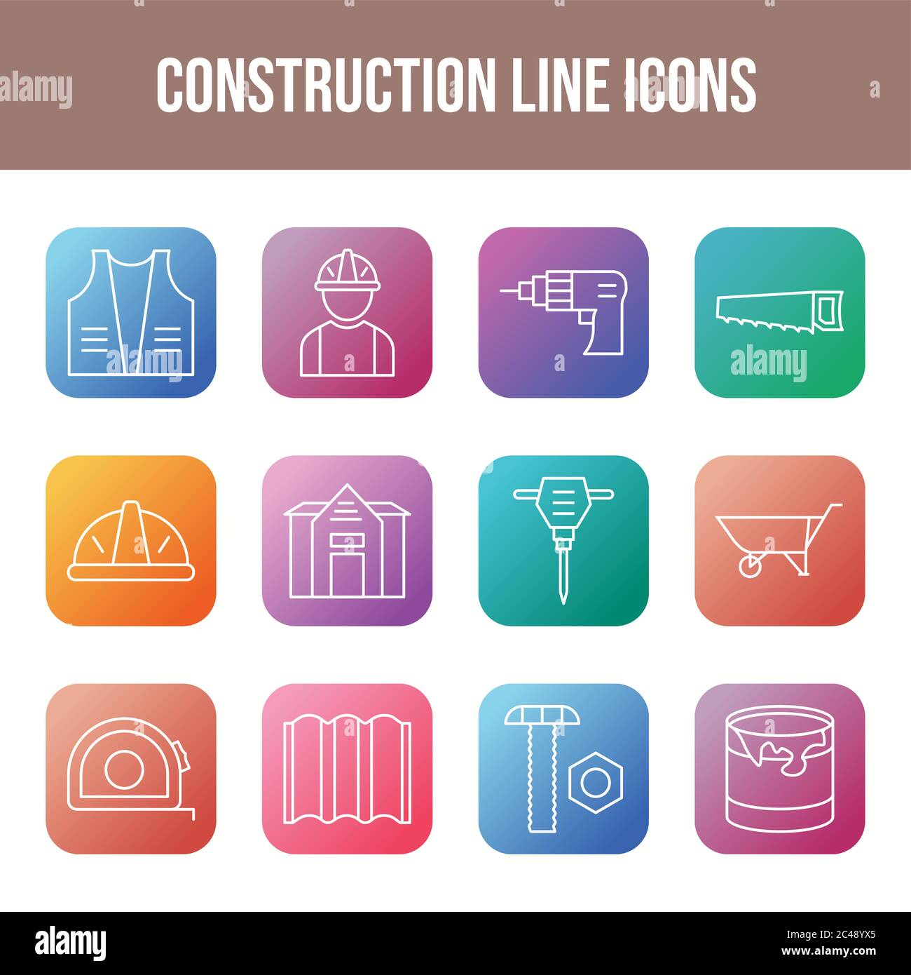 Measuring box construction Stock Vector Images - Alamy