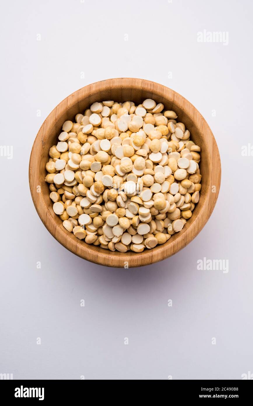 Roasted Split Chickpea Daliya / Dalia or Chana Dal is a popular healthy ...