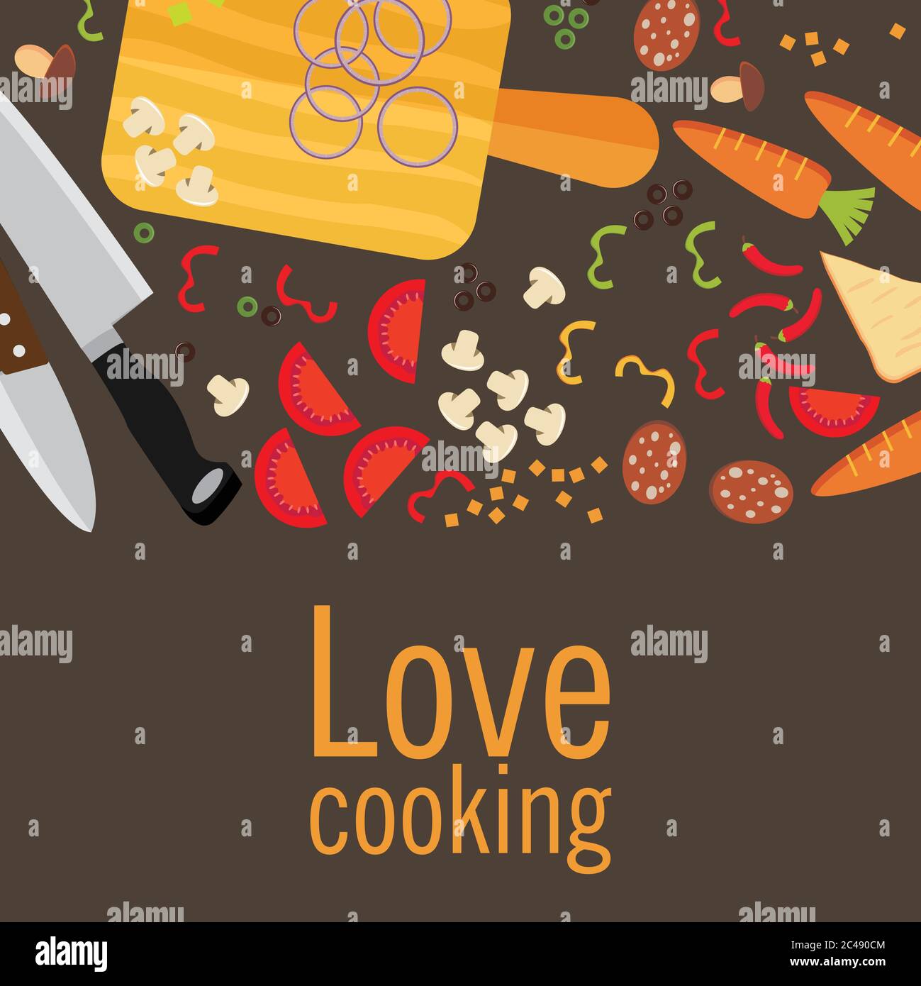 Cooking poster design. Vector illustration Stock Vector Image & Art - Alamy