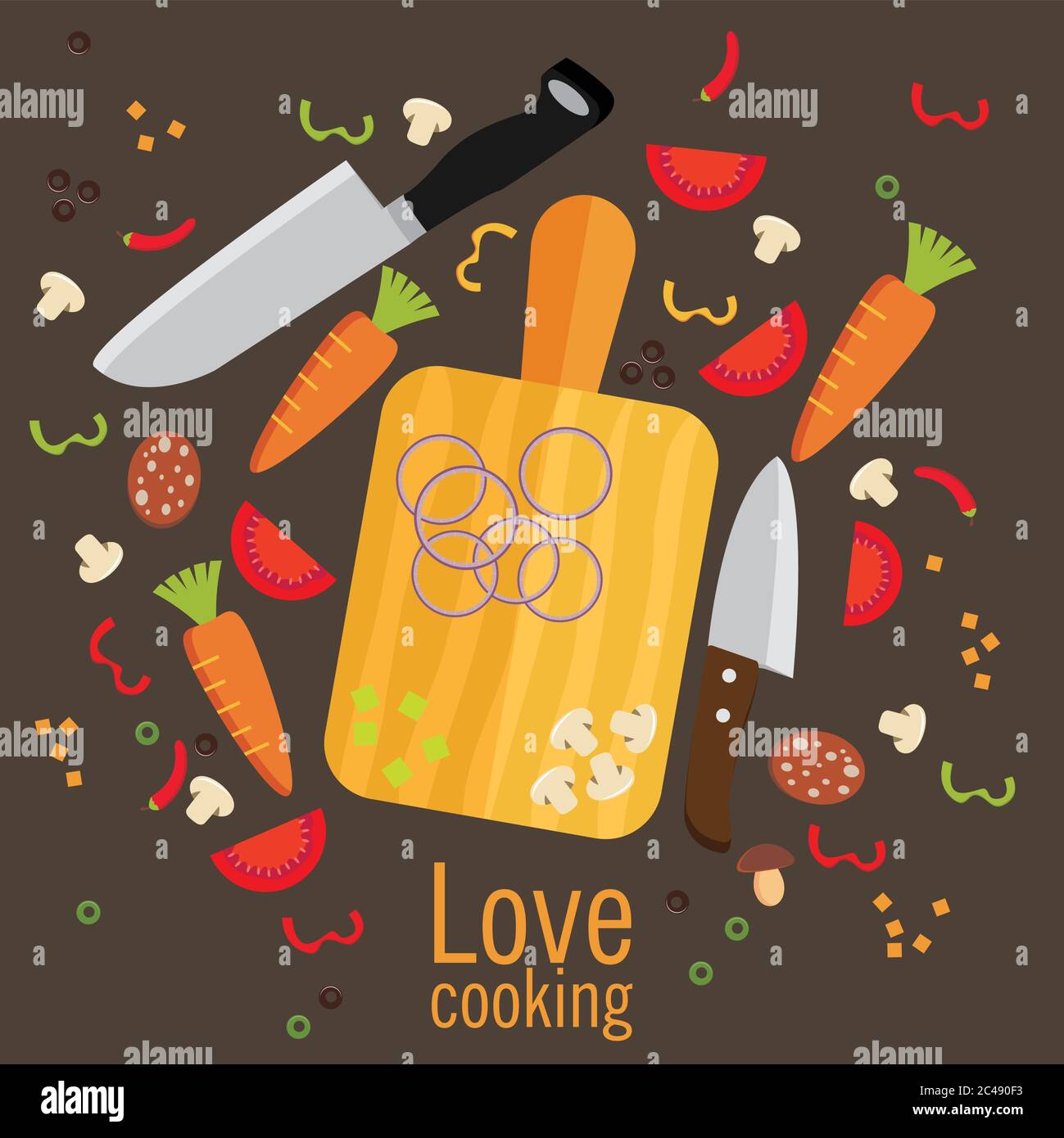 Cooking poster design. Vector illustration Stock Vector Image & Art - Alamy