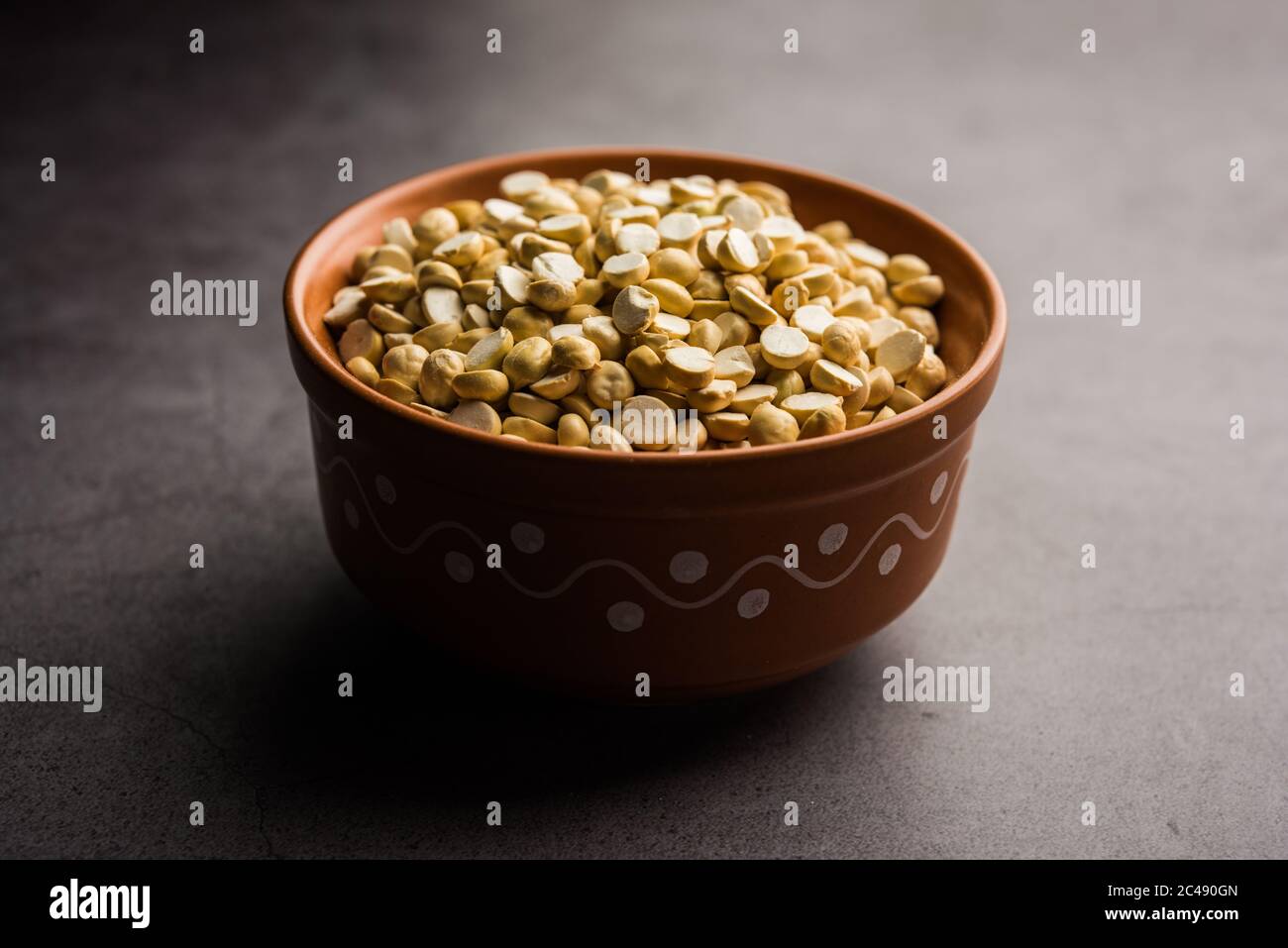 Roasted Split Chickpea Daliya / Dalia or Chana Dal is a popular healthy ...